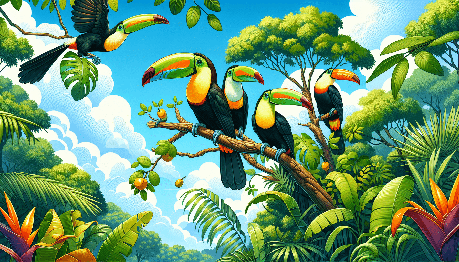 Beobachtung von Tukanen in freier Wildbahn – farb Costa-Rica-Blog