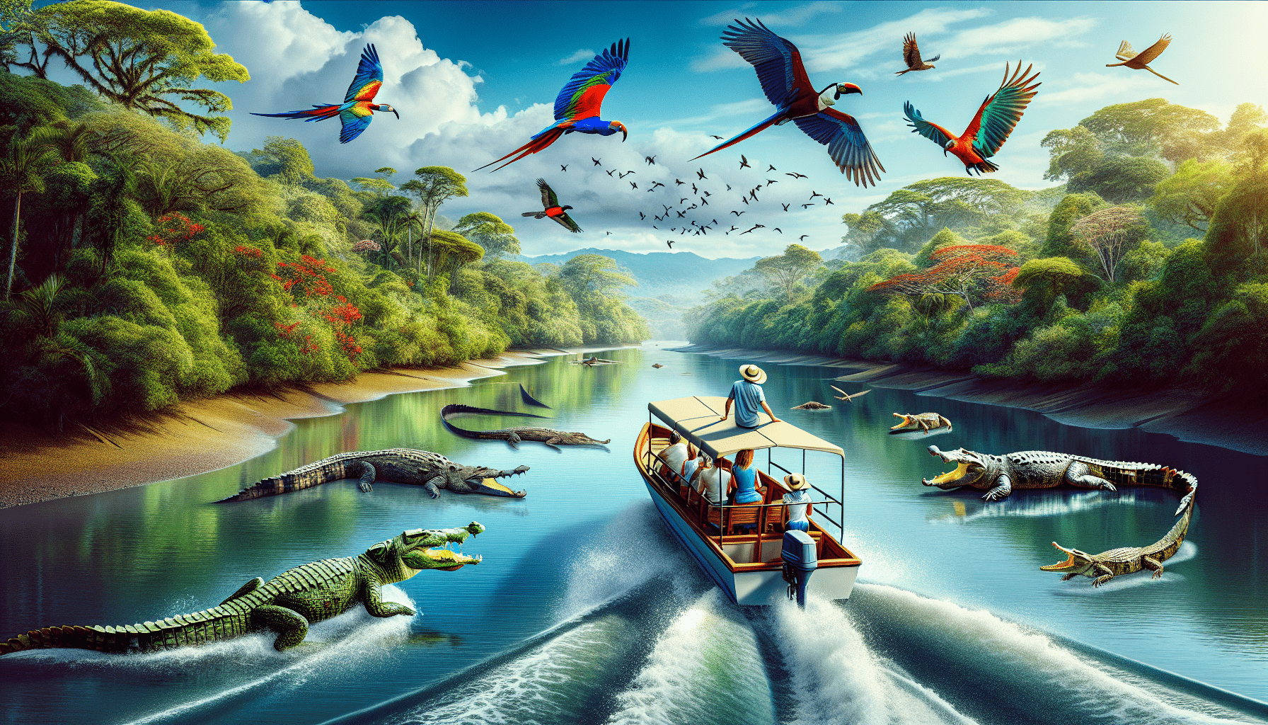 Teilnahme an einer Fluss-Safari auf dem Tempisque Fluss Costa-Rica-Blog