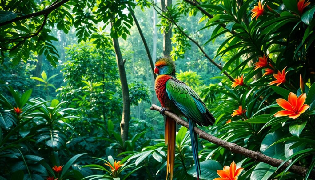 Der prachtvolle Quetzal - Heiliger Vogel der Maya
